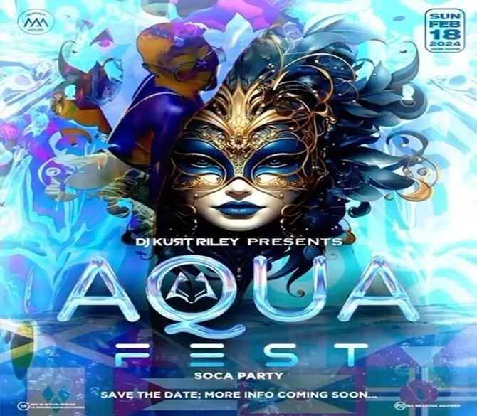 Aqua Fest Soca Party Ticketzia 8945